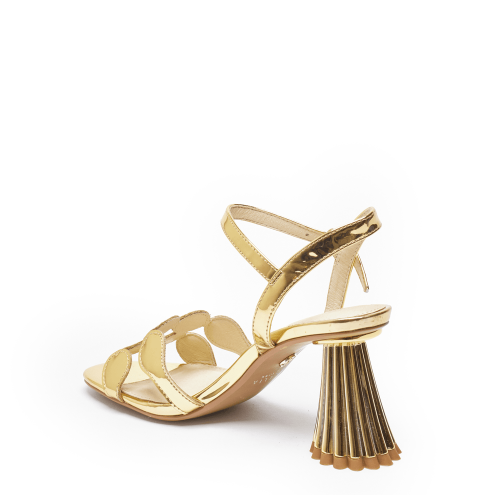 Peter - Elegant Metallic Sandal - Gold – Cecelia New York